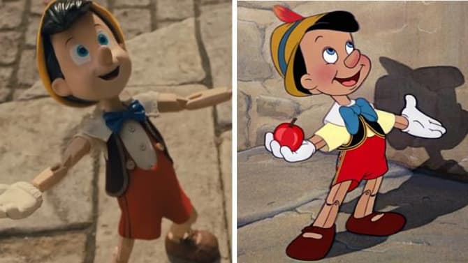 PINOCCHIO First Look Reveals Just How Close To The Animated Movie The ...