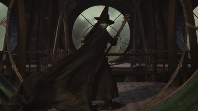 WICKED Set Photos Reveal New Look At Cynthia Erivo's Witch Flying Over ...