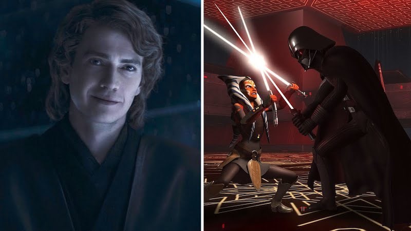 AHSOKA's Anakin Skywalker Cameo Featured Potentially Revealing Nods To THE CLONE WARS And STAR ...
