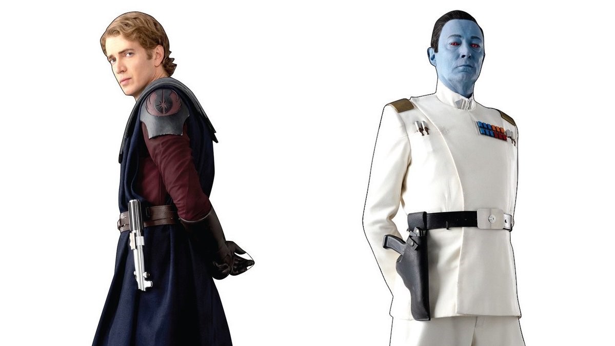 AHSOKA Standees Reveal A New Look At Anakin Skywalker's Clone Wars ...