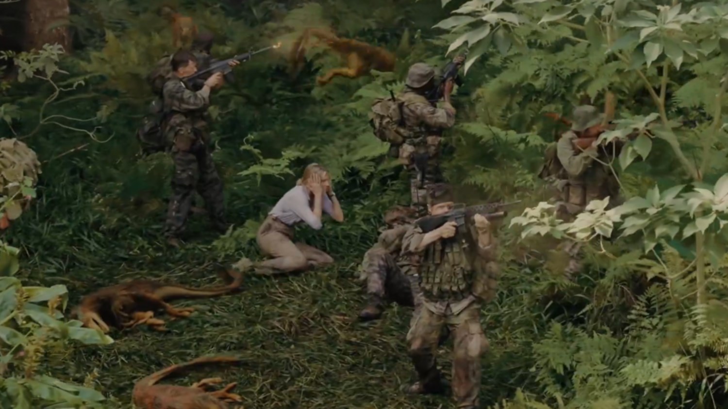 First PRIMITIVE WAR Clip Pits A Vietnam Platoon Versus Utahraptors